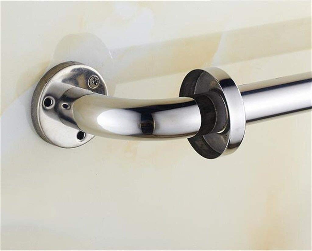 Bathroom Safety Grab Bar, Shower Aids,Safety Grab Rails,Bathroom Support Handle,Pure 304 Stainless Steel Bathtub Armrest,Bathtub,Toilet, Bathroom,Kitchen,Stairway Handrail (Color : Silver, Size : 30