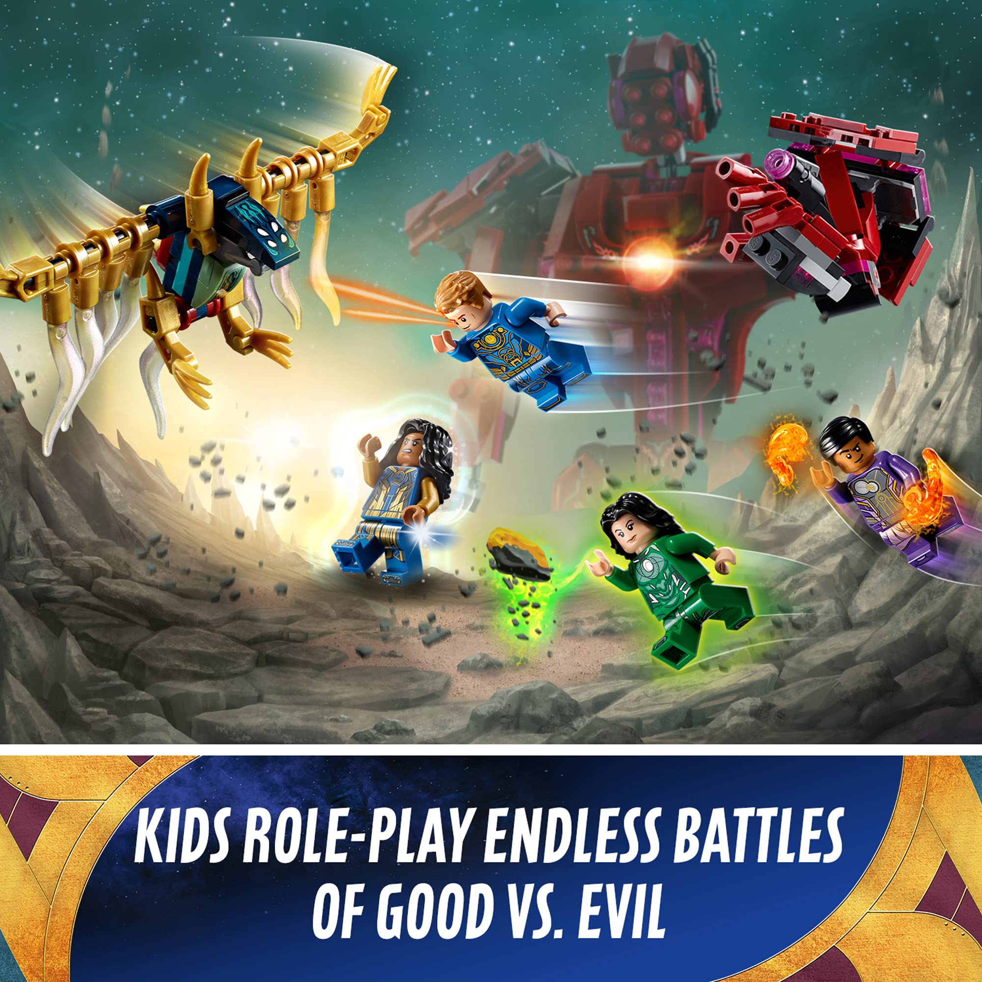 LEGO Marvel The Eternals in Arishem’s Shadow 76155 Building Kit