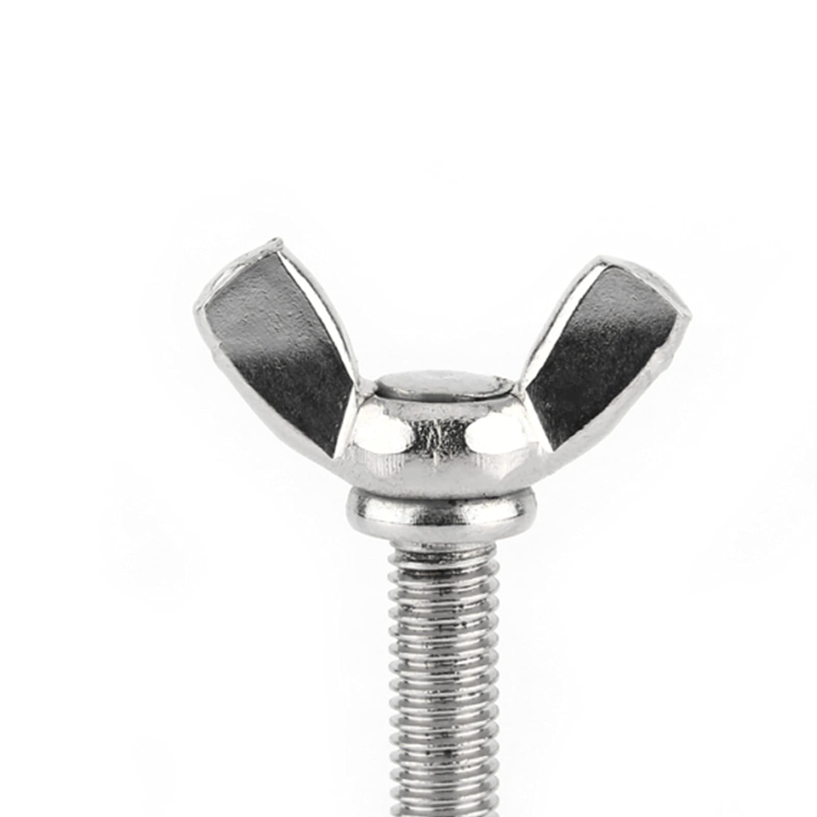 Pack of 5PCS M5 Metric Wing Bolt, 304 Stainless Steel Wing Butterfly Screws Bolts Wing Bolt Machine Fastener (M5 x 40mm)