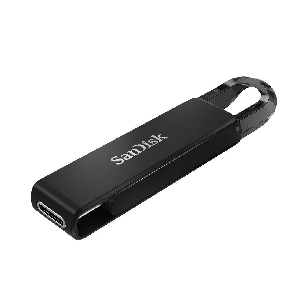 SanDisk 32GB Ultra USB Type-C Flash Drive Works with Dell XPS 17, XPS 13, XPS 13 Touch, XPS 15 2-in-1 PCs & Laptops (SDCZ460-032G-G46) USB 3.1 Gen 1 Bundle with (1) Everything But Stromboli Lanyard
