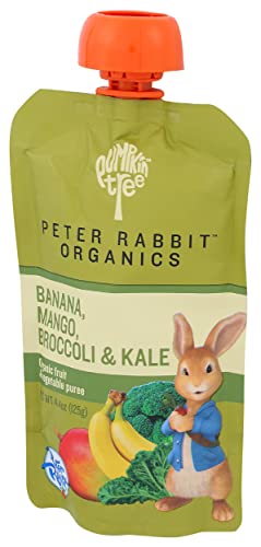 Peter Rabbit Organics Baby Kale Broccoli Mango, 4.40 oz- Packaging may vary