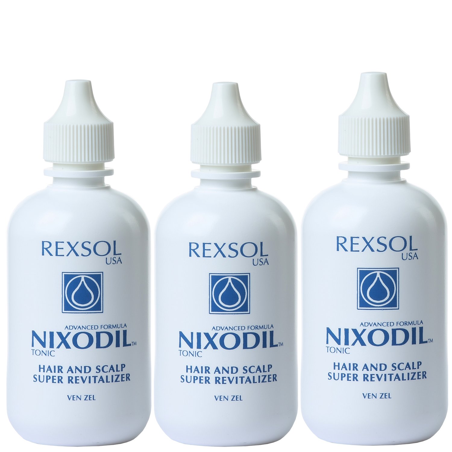 REXSOL Nixodil Hair and Scalp Super Revitalizer | With Live Yeast Cell Derivatives, Biotin, Lecithin, Swertia Extract & Lavender Oil. (Pack of 3, 120 ml/4.2 fl oz Each, 360 ml/ 12.6 fl oz Total)