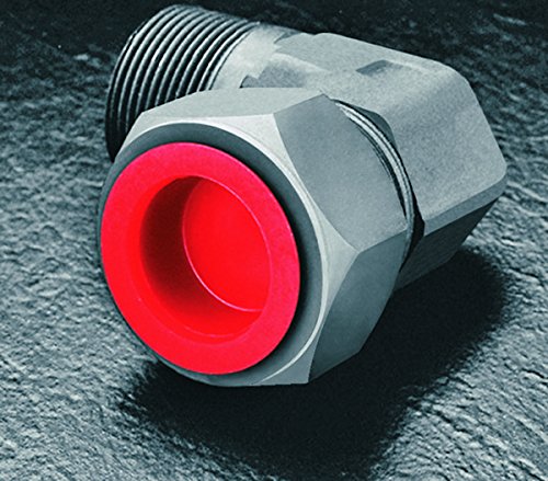 Caplugs 99394843 Plastic Tapered Cap and Plug with Wide Flange W-12, PE-LD, Cap OD 0.810" Plug ID 0.977", Red (Pack of 100)
