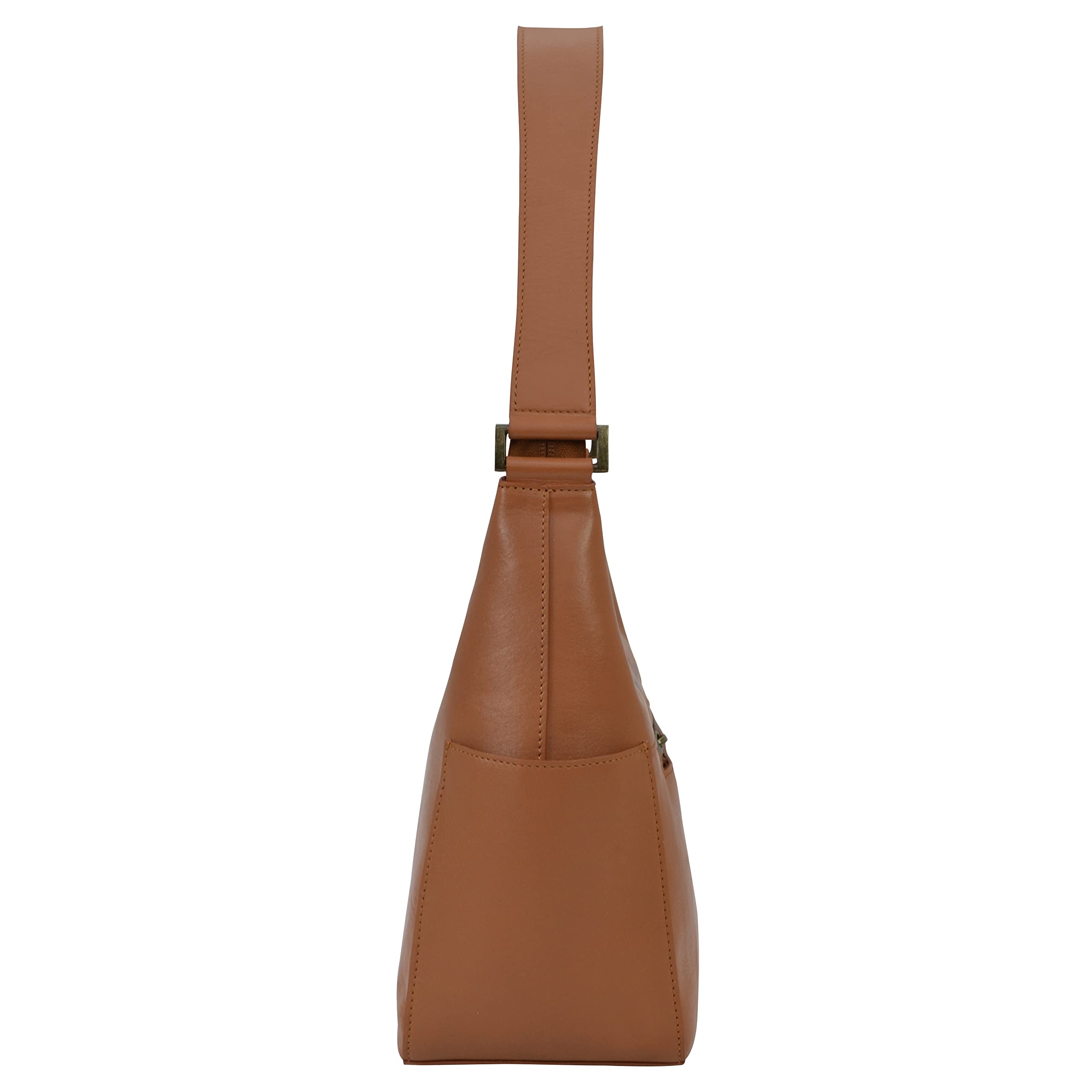 Anuschka Women's Hand Painted Genuine Vegetable Tanned Leather Hobo - Hummingbird Black