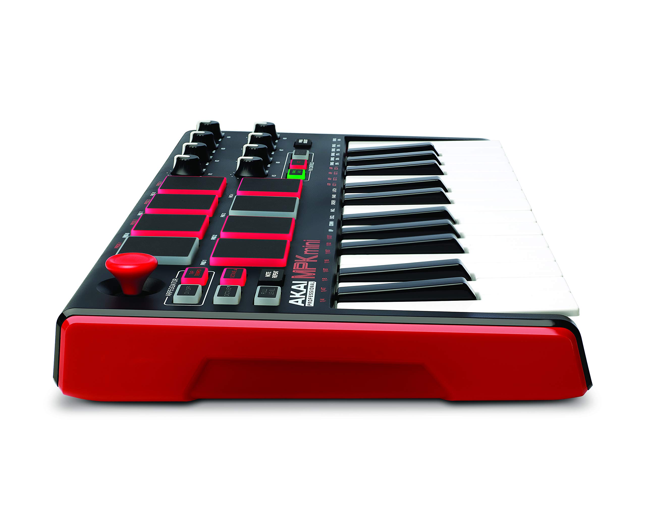 Akai Professional MPK Mini MKII β 25 Key USB MIDI Keyboard Controller With 8 Drum Pads, 8 Assignable Q-Link Knobs and Pro Software Suite Included