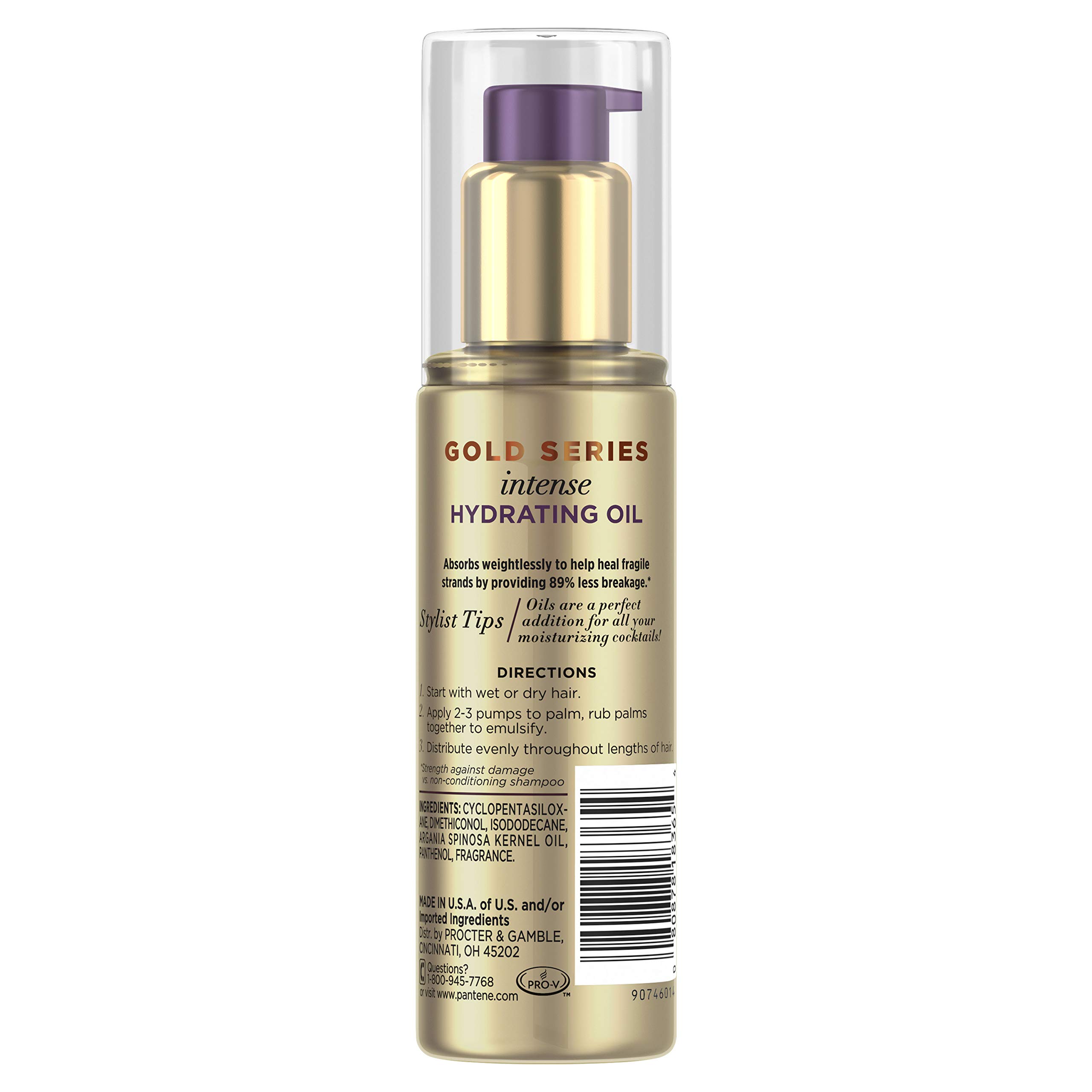 Pantene Gold Series, Intense Hydrating Oil Treatment, from Pantene Pro-V, 3.2 fl oz