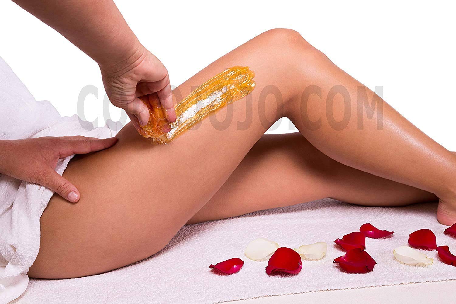 Cocojojo 8 Oz Cleopatra Sugaring Egyptian Sugar Wax Sugaring Hair Removal Natural Paste with Egyptian Calendula and Chamomile - Firm Sugaring for Women and Men