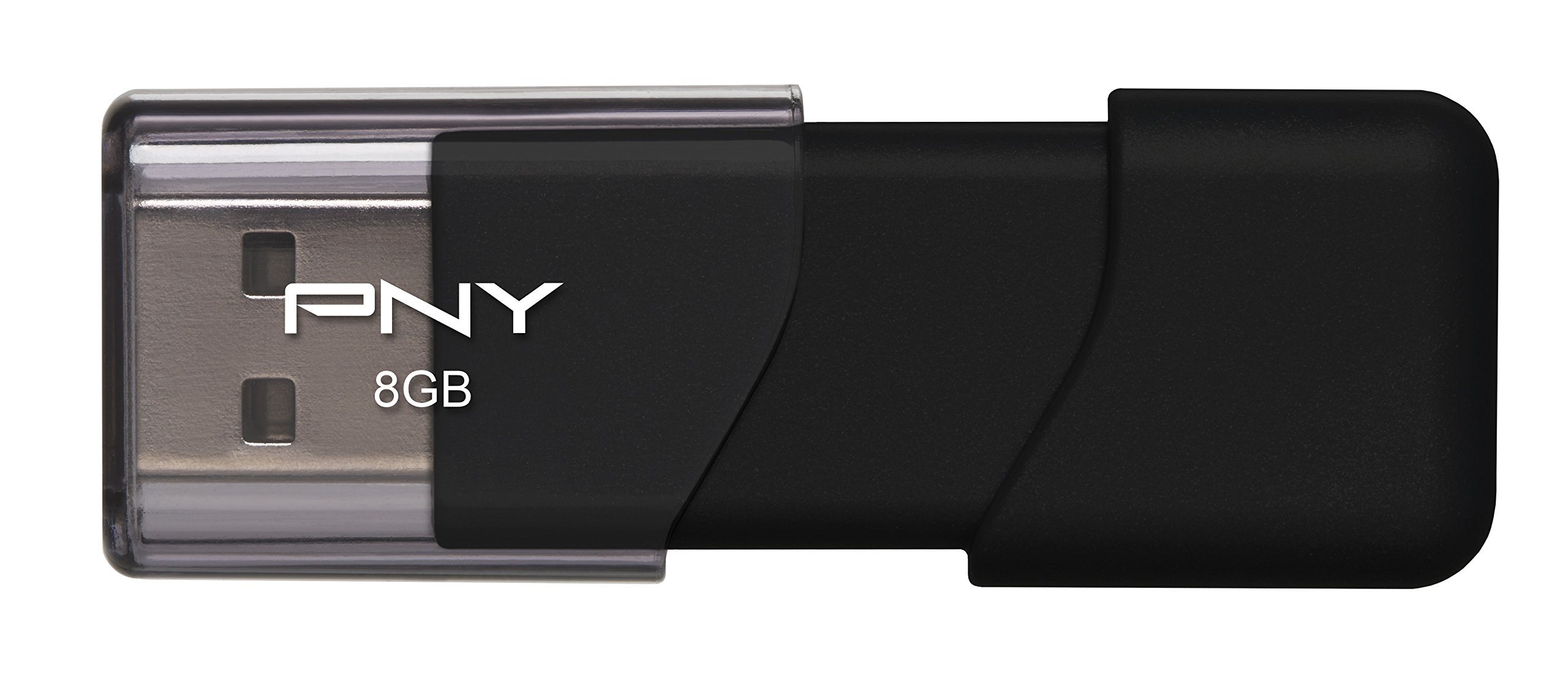 PNY Attache 8GB USB 2.0 Flash Drive - P-FD8GBATT03-GE