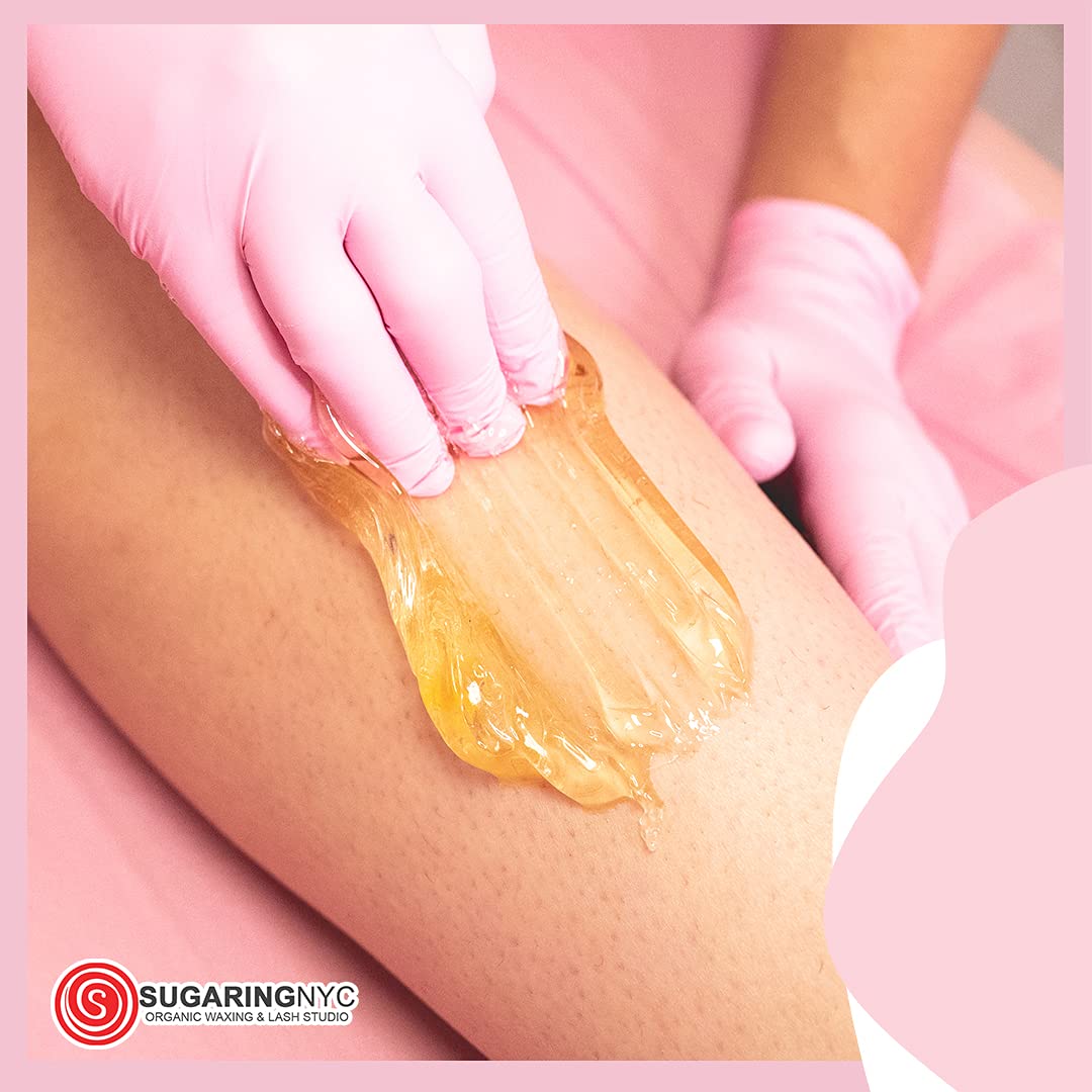 Sugaring Paste - Medium Grade Universal Paste for Large Areas, Back, Shoulders, Arms, Legs + Glove Set