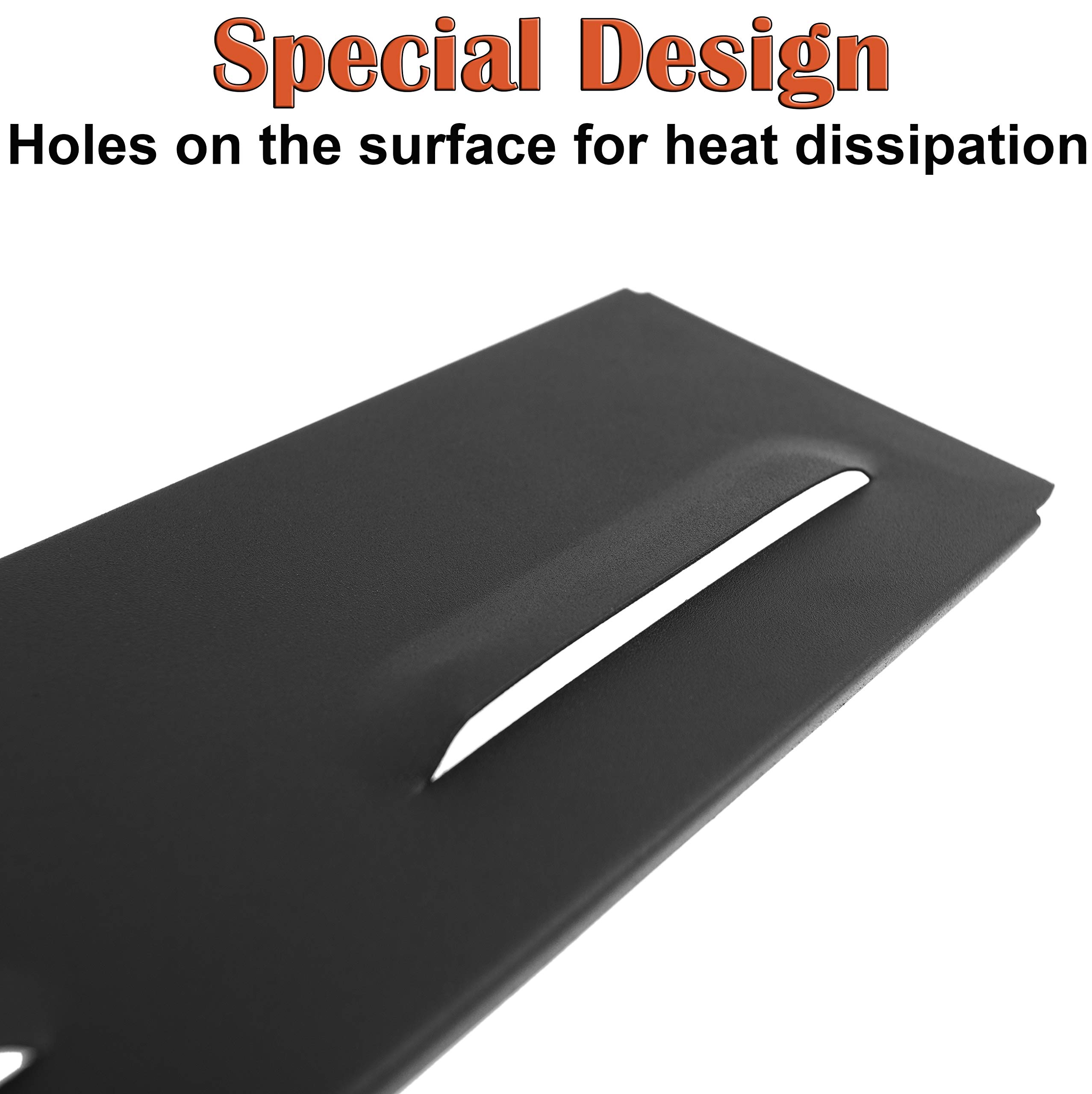 EasiBBQ 5022 Wind Guards for Blackstone 22" Griddle Grill, Griddle Accessories for Blackstone, Wind Screens for Blackstone 22 Inch Tabletop Griddle, Heat Shield, Black