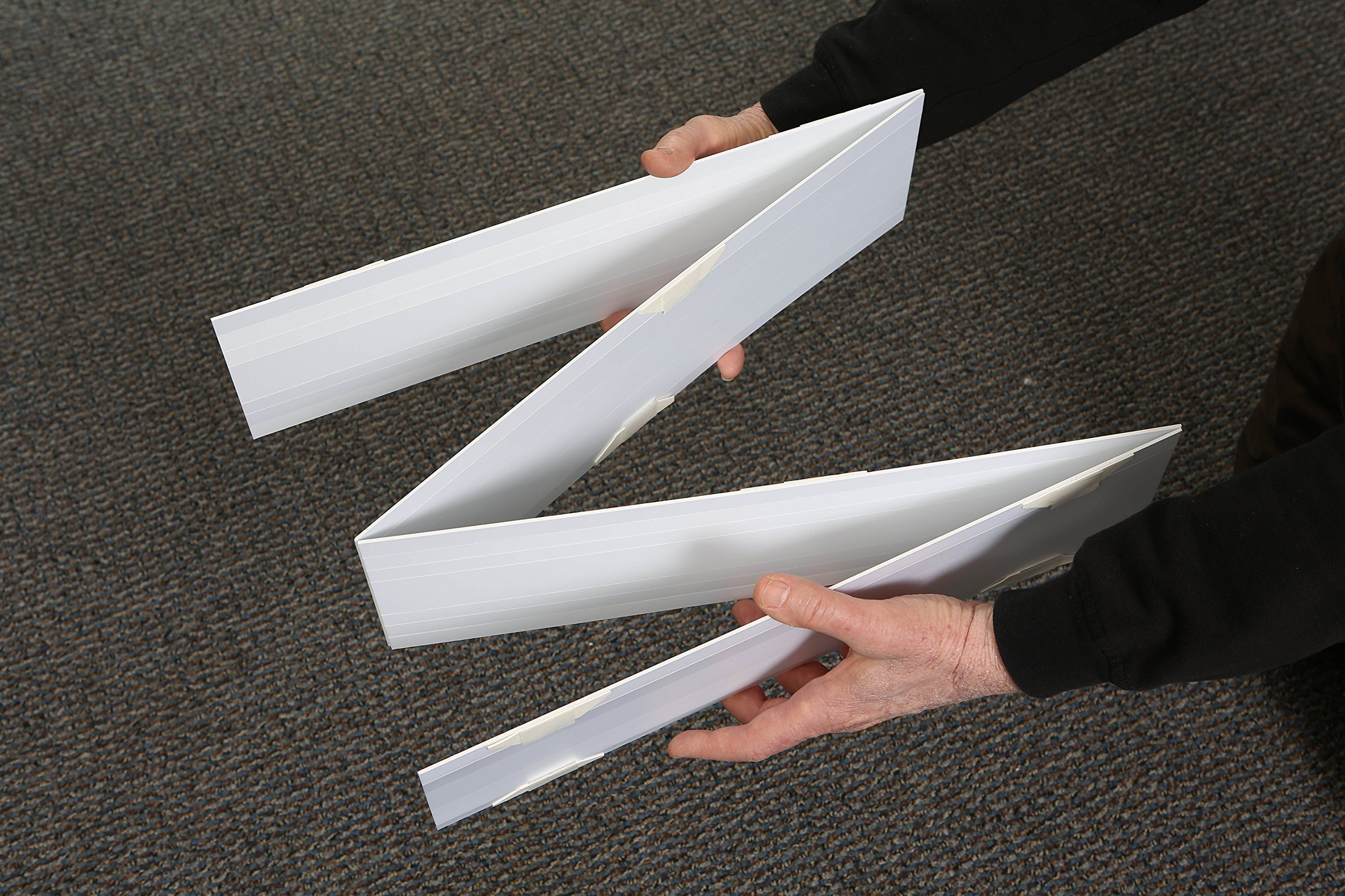 PinchNot Home Shield for 90 Degree Doors (Set) - Guard for Door Finger Child Safety. by Carlsbad Safety Products