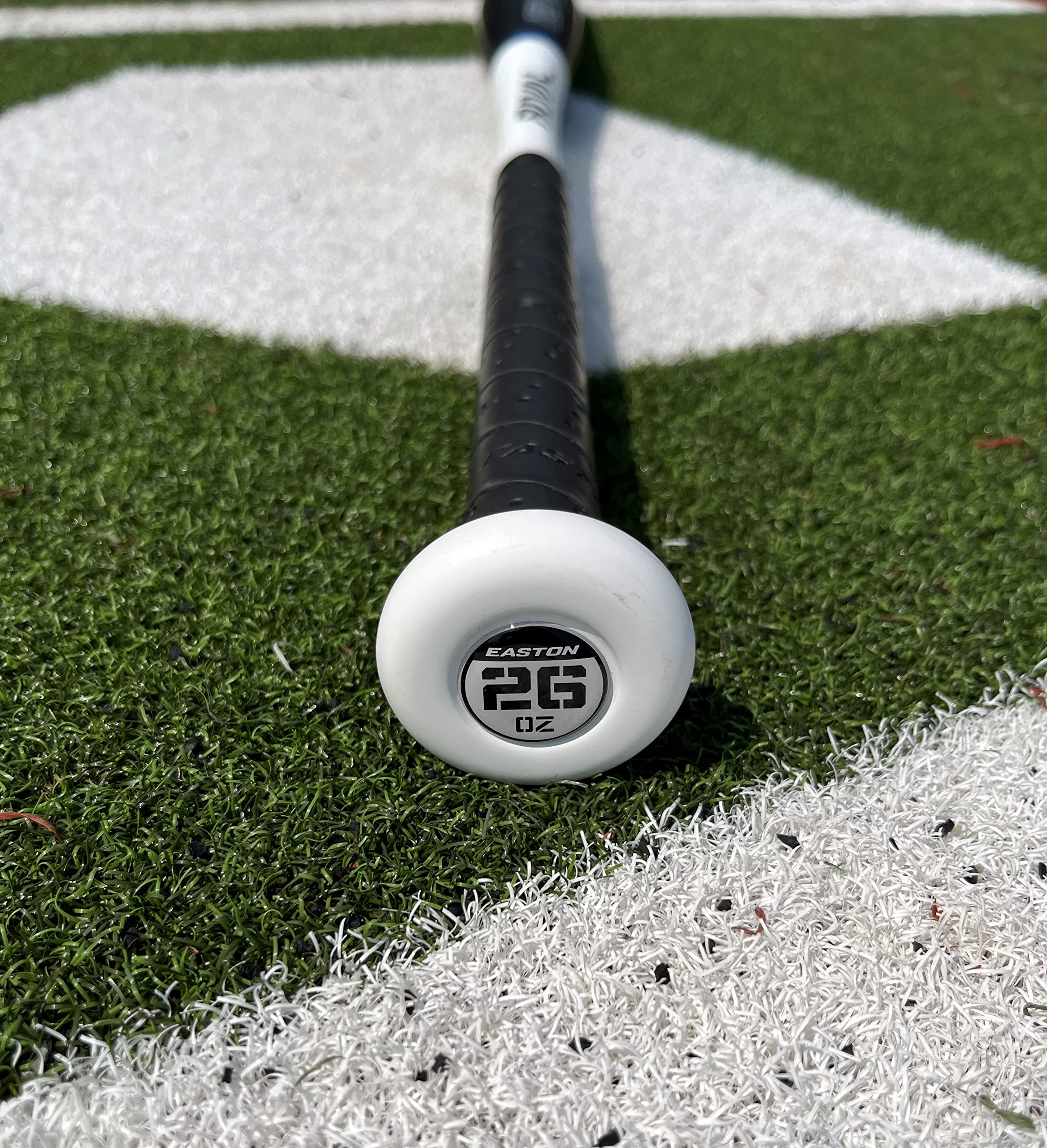 Easton | RIVAL Slowpitch Softball Bat | Approved for Play on All Fields | Loaded | 12" Barrel | 34"x26oz, Black/Blue/Red