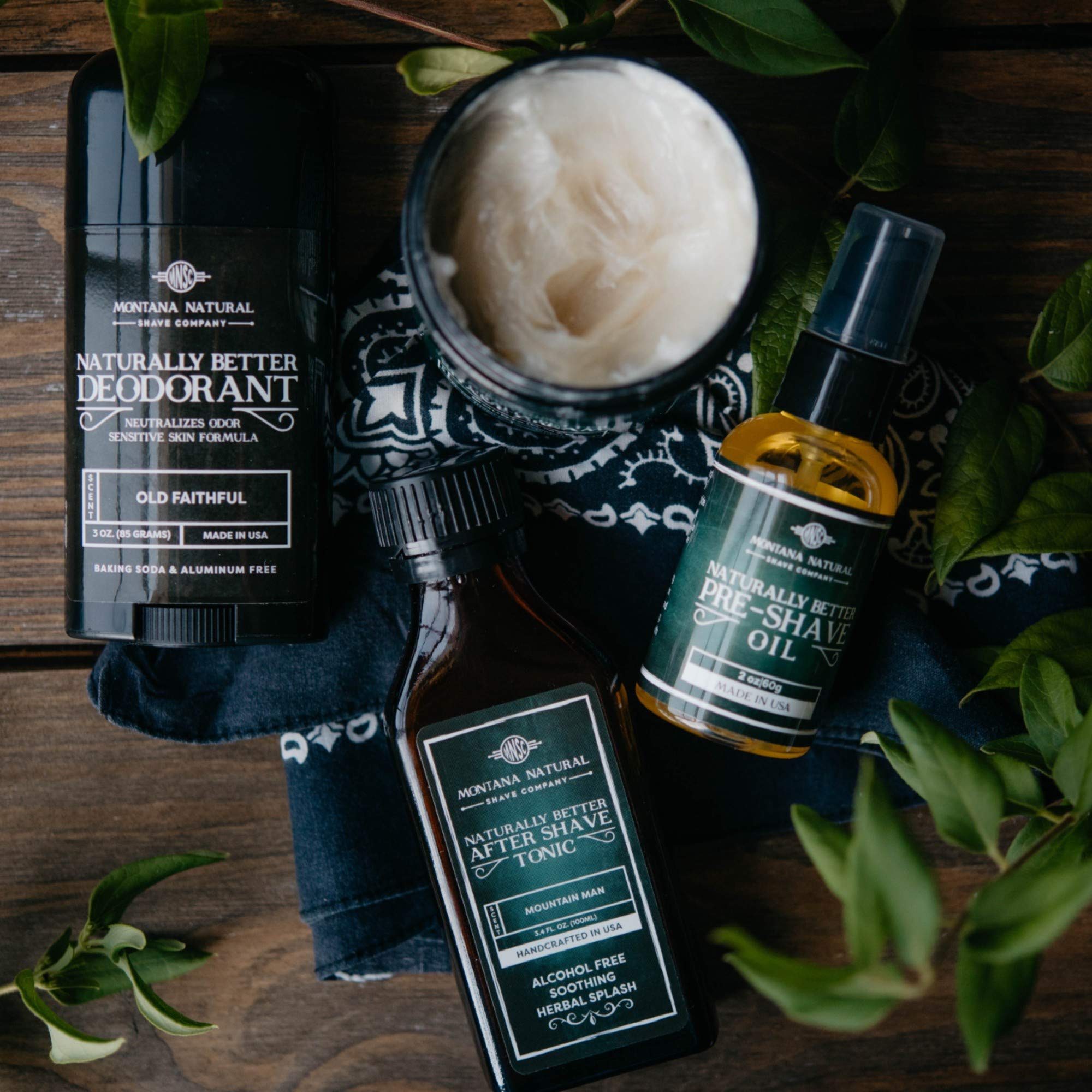 MNSC Naturally Better Pre-Shave Oil for a Smooth, Irritation-Free Shave | Premium Oils, Hypoallergenic, Made in USA, Simple, All-Natural, Plant-Derived Ingredients