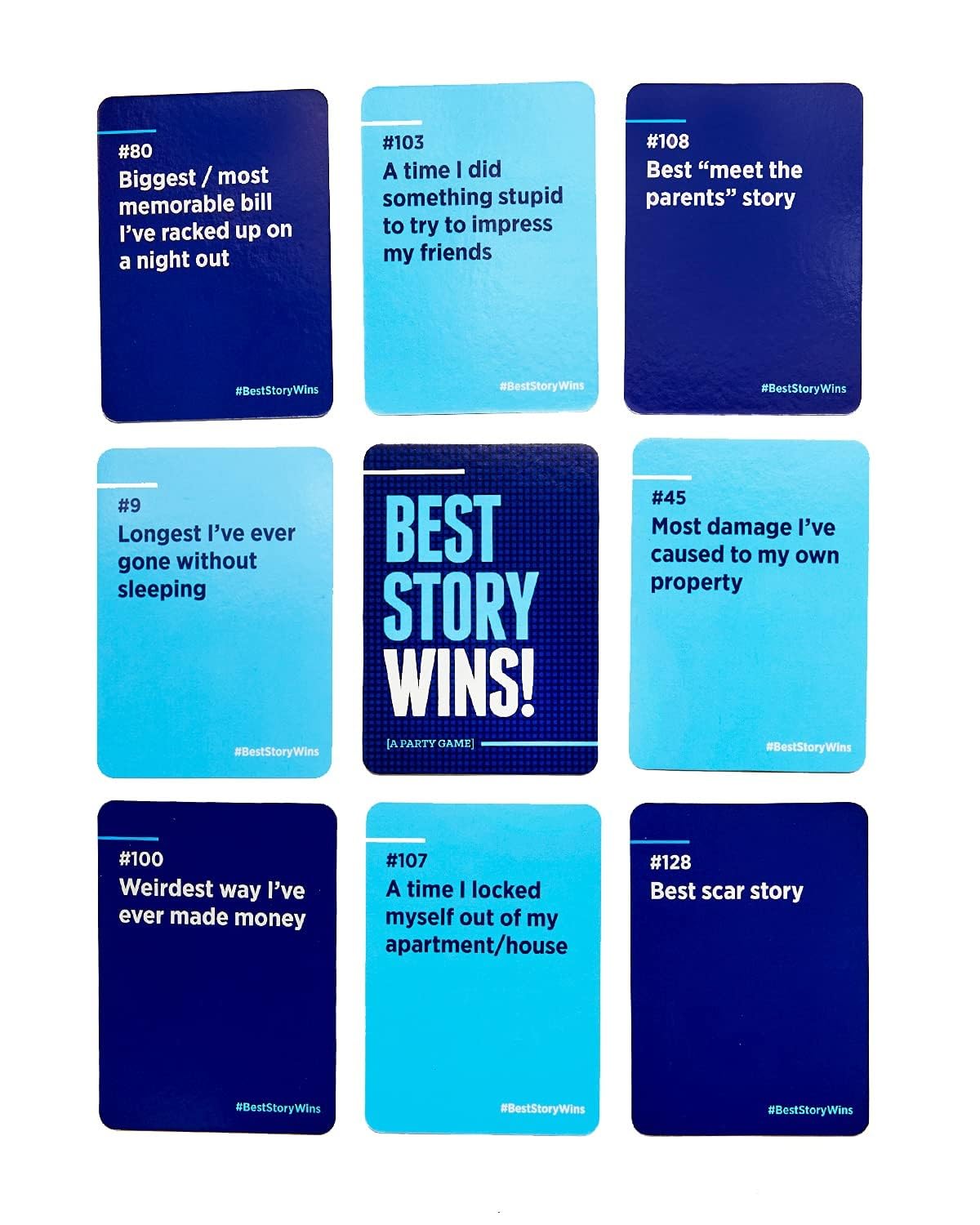 DSS Games Best Story Wins [A Party Game] of Juicy Conversation Starters. True Stories Only