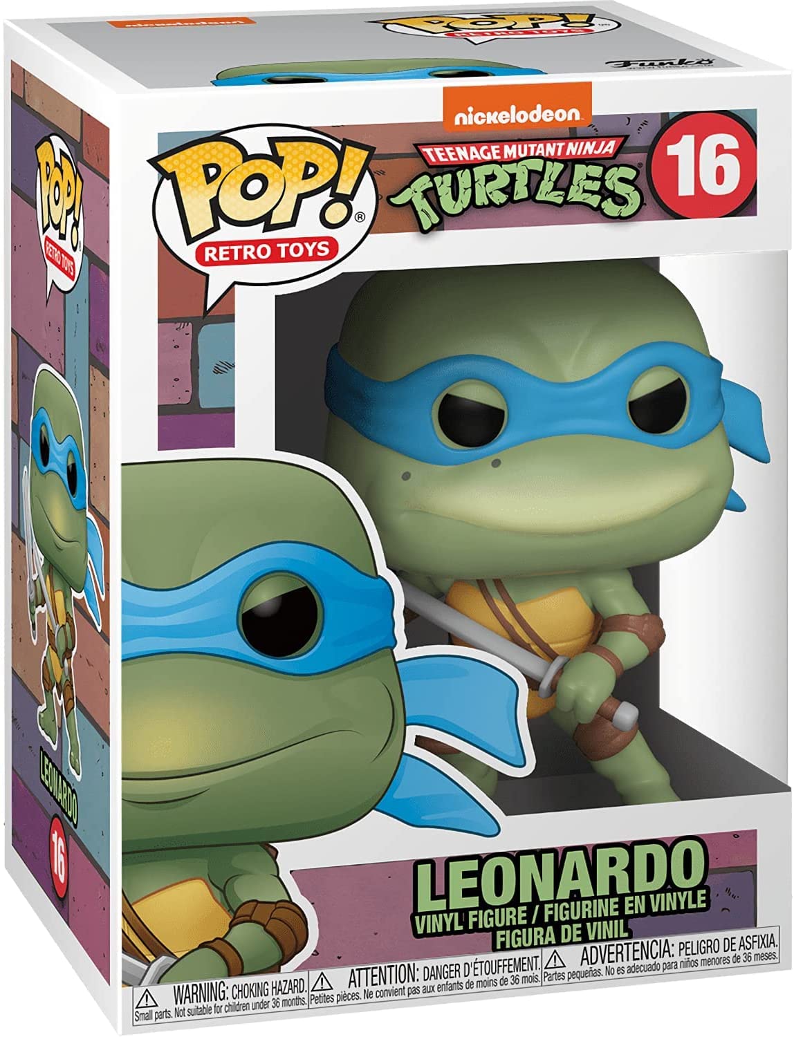 POP Teenage Mutant Ninja Turtles - Leonardo Funko Vinyl Figure (Bundled with Compatible Box Protector Case)