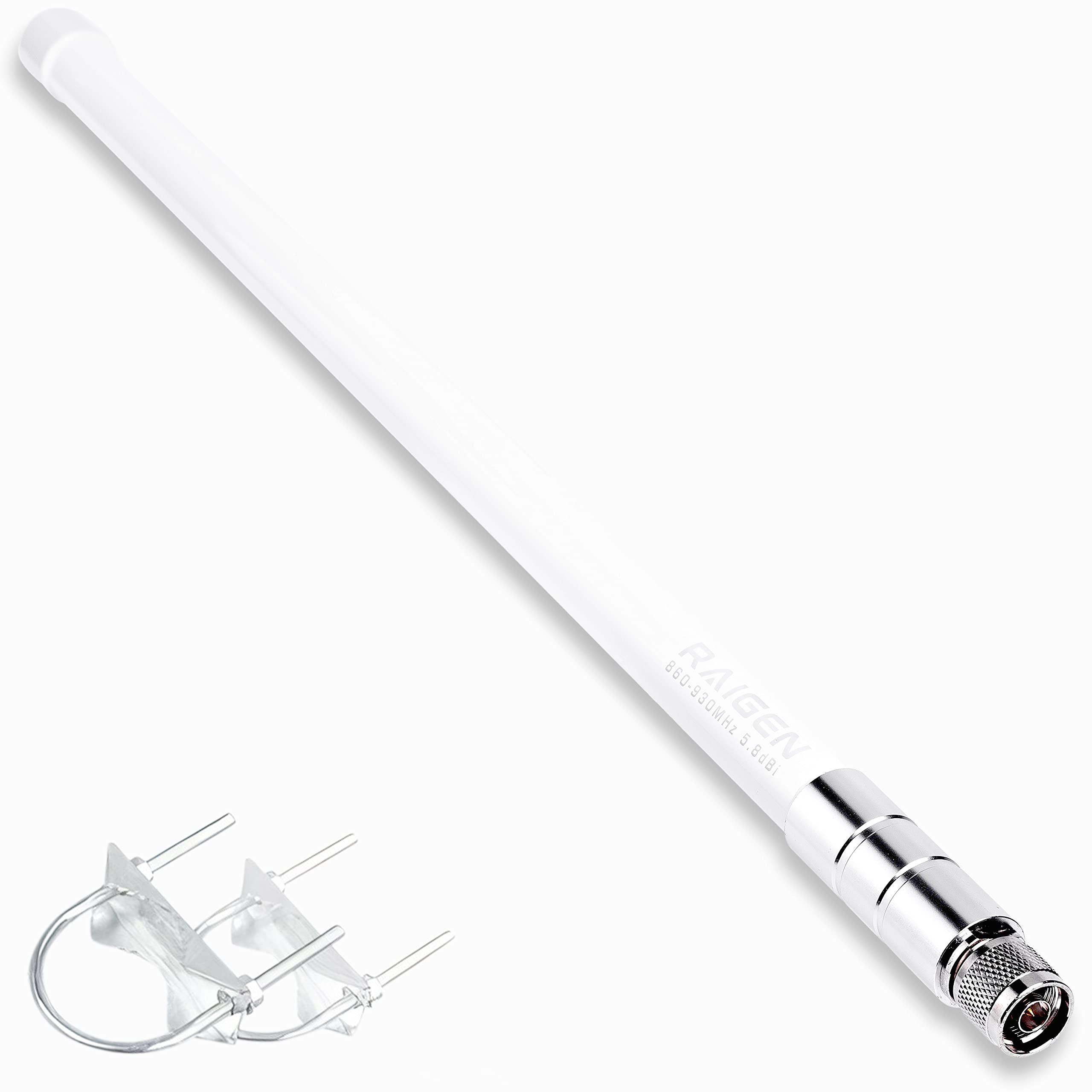 RAIGEN Helium Miner 5.8dBi Antenna LoRa 915 MHz 20in Indoor Outdoor Omni-Directional HNT Hotspot for MNTD, Nebra, RAK, Bobcat, Syncrob, and Sensecap [Cables Sold Separately] (5.8 dbi)