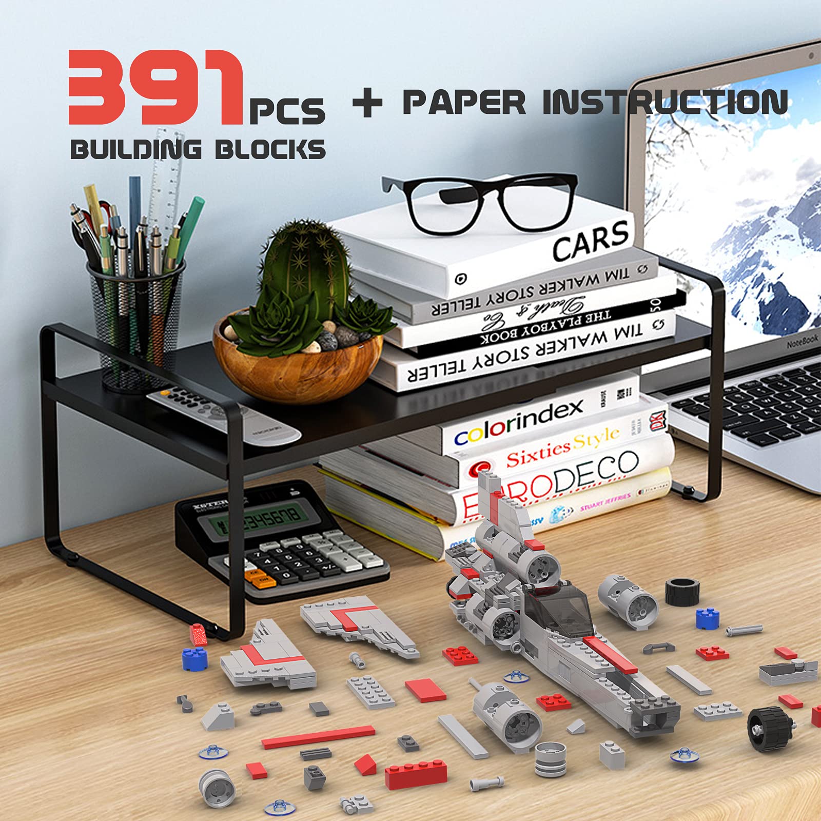 Colonial Mk. I 9784 Space Model MOC Building Toys for Ages 12+,Building Blocks Kit for Creative Open-Ended Play Toy 391PCS