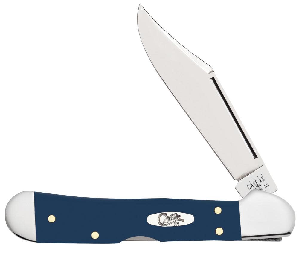 Case Cutlery CA23616: Mini Copperlock Navy Synthetic