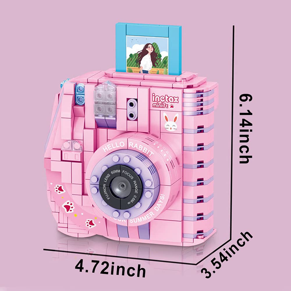 NC Uvini Building Blocks Camera, DIY STEM Toys, Building Construction Brick Set Best Gift for Kids, Teens or Adult 628pcs