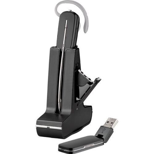 Plantronics 203949-01 Savi W445-M Headset, Wireless, DECT 6.0,Black