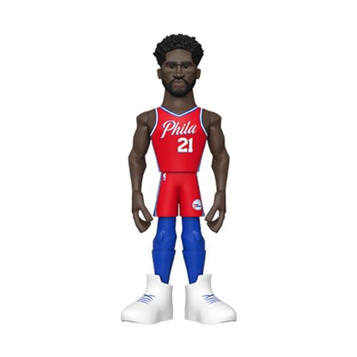 Funko Pop! Gold NBA: Sixers - Joel Embiid 5" with Chase (Styles May Vary)