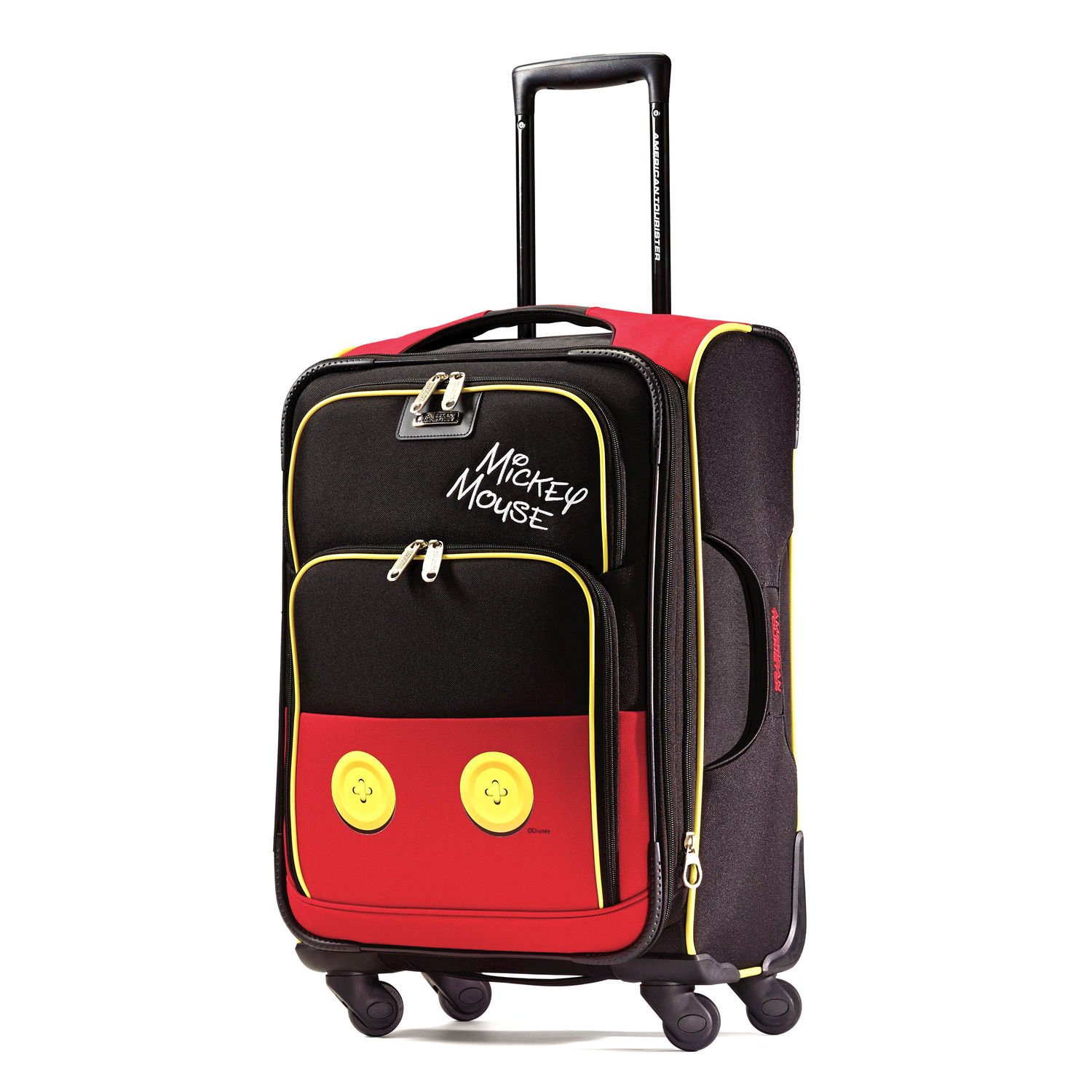 American Tourister Disney Mickey Mouse Pants Softside Spinner 21,