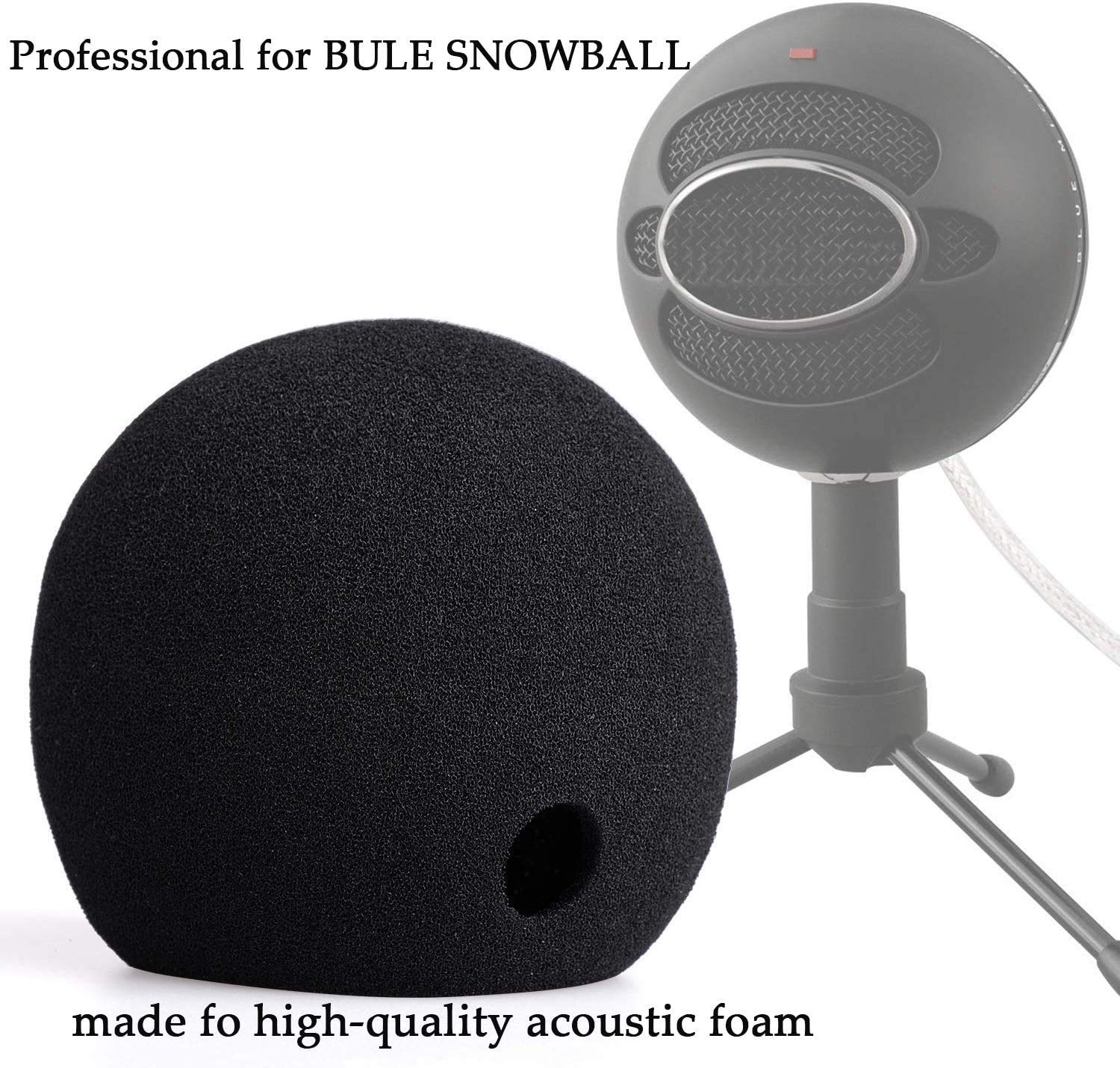 Windscreen and Dual Layered Pop Filter Heavy Duty Mic Arm,Broadcasting