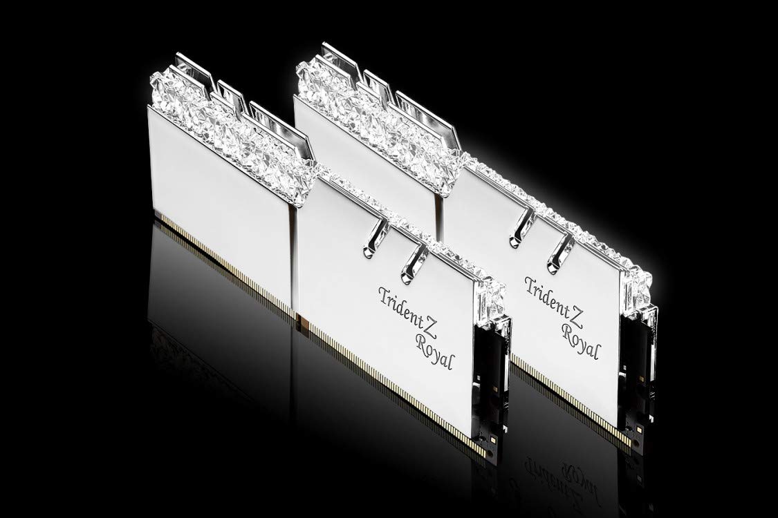 G.Skill Trident Z Royal F4-4800C18D-16GTRS Memory Module 16 GB DDR4 4800 MHz Memory Module (16 GB 2 x 8 GB DDR4 4800 MHz 288-pin DIMM)