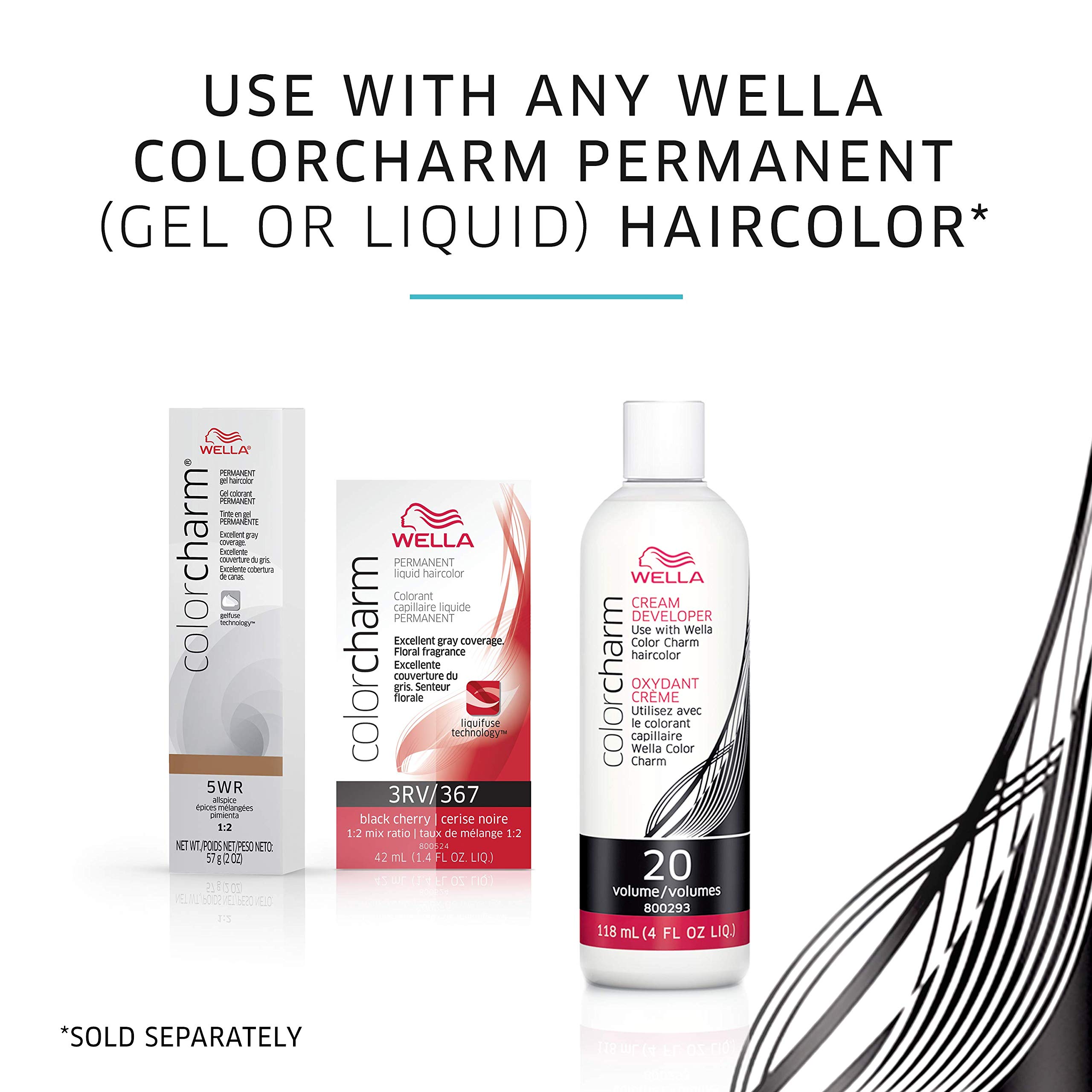 COLORCHARM Clear Liquid Hair Color Developer | 20 Volume | For Optimal Gray Blending and Rich| 32 Fl Oz