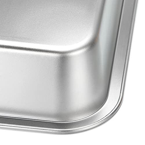 VAYNEkaisa Easy Clean Litter Box, Designed by Cat Owners, Stainless Steel Cat Litter Box for Indoor Cats, Rust Proof, Non-Toxic and Odorless, Durable, Silver