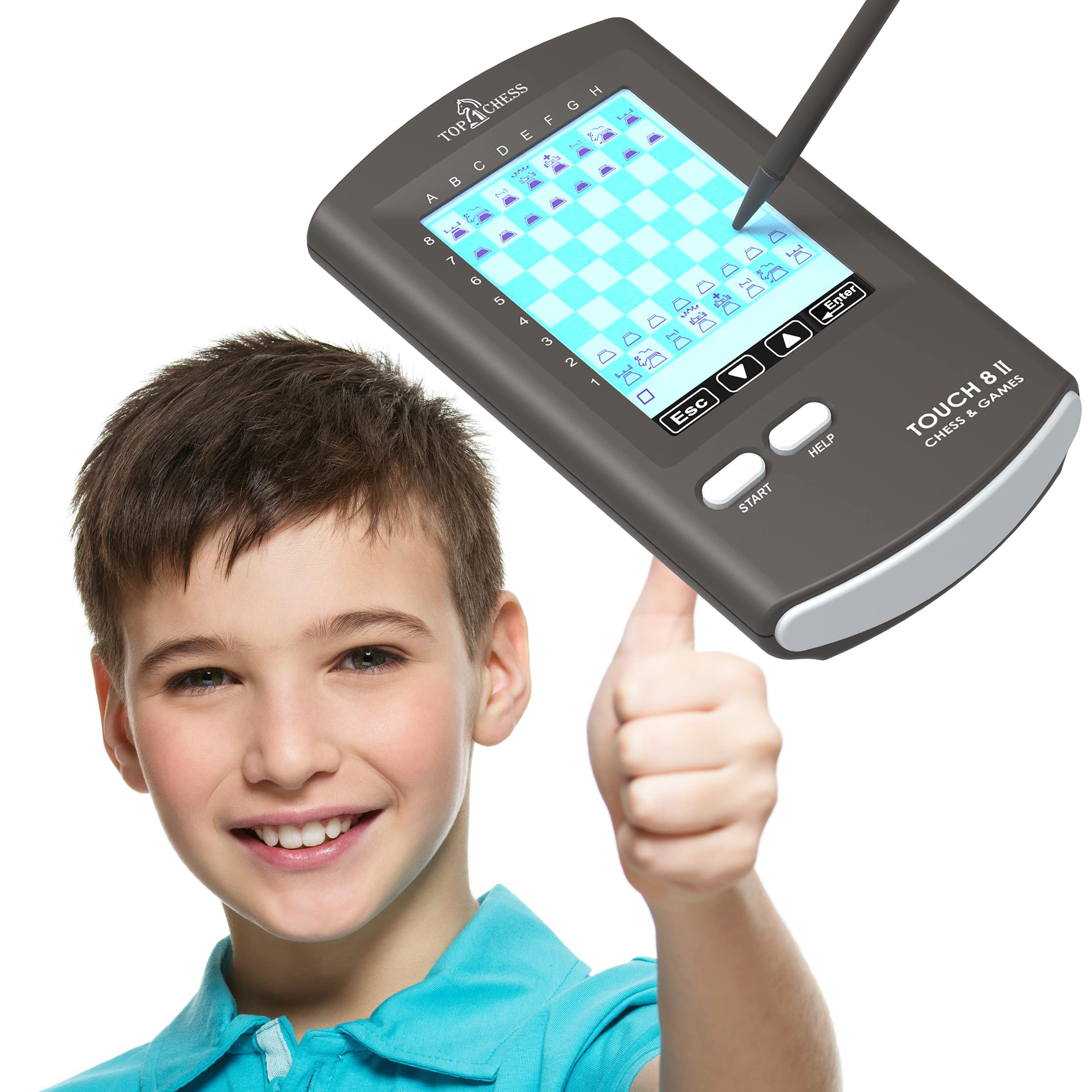 Top 1 Chess Touch Electronic Chess, Strategy Games Computer Kids Improving Chess Skills for Kids and Adults, Portable Travel Chess Perfect Birthday or Xmas Gift