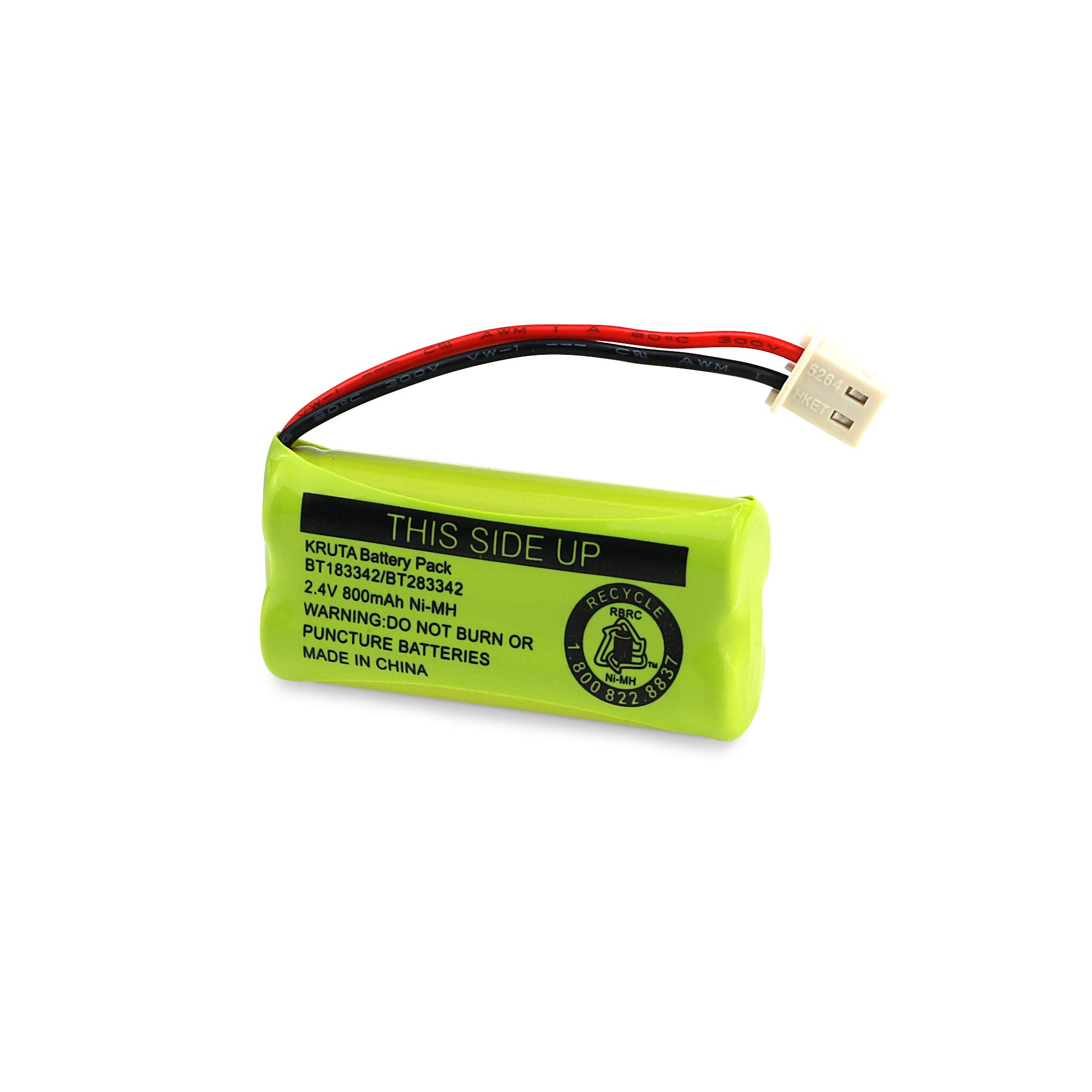 Kruta BT183342 BT283342 BT166342 BT266342 BT162342 BT262342 Battery Compatible with VTech CS6114 CS6419 CS6719 AT&T EL52300 CL80112 VTech CS6719-2 Cordless Handsets (Pack of 3)