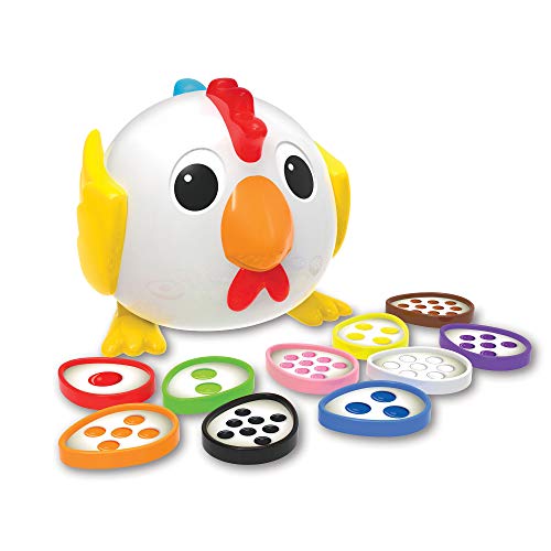 The Learning Journey Learn With Me - Counting Chicken - Counting, Numbers & Colors STEM Teaching Toddler Toys & Gifts for Boys & Girls Ages 2 Years and Up - Award Winning Preschool Learning Toy