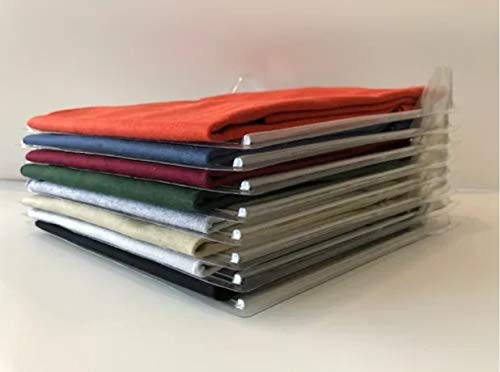 FUGAZ, Organizer Shirt, for organize shirts, shirts, polo shirts, t-shirts, Durable, Stackable, 40 pack