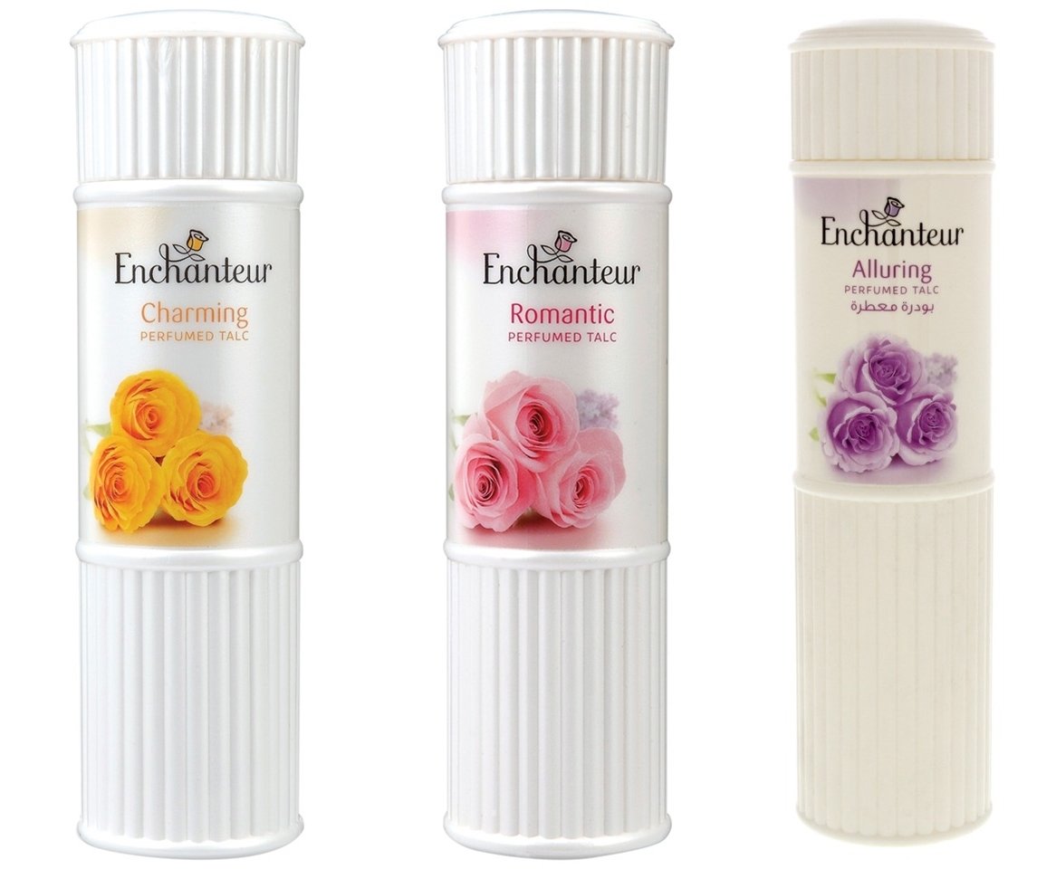 Perfumed Body Talcum Powder Charming, Romantic & Alluring Scent (Pack of 3 X 200 g / 7.05 Oz)