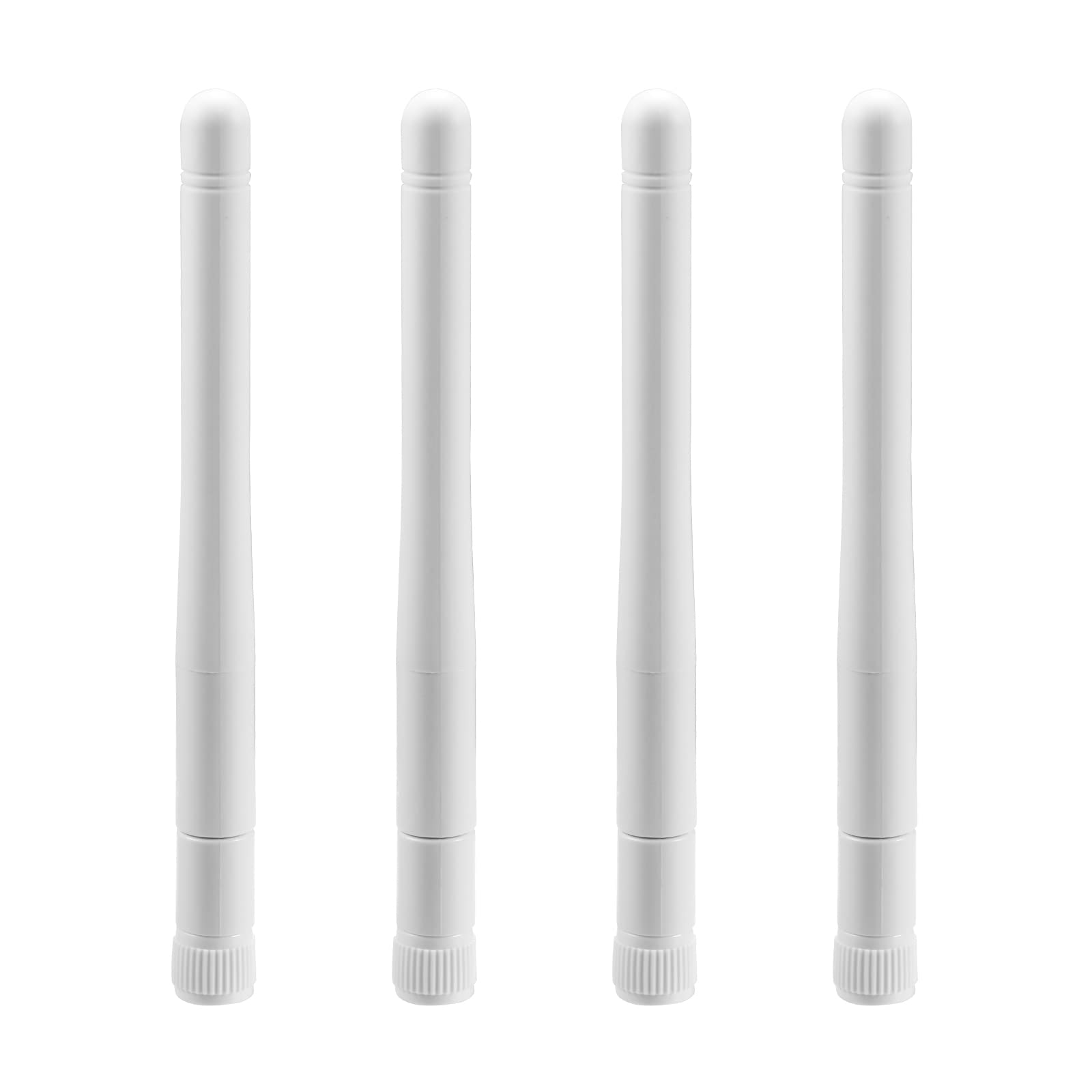 Bingfu External WiFi Antenna RP-SMA 2.4GHz 5GHz 5.8GHz 3dBi Dual Band Wireless Antennas Replacement (4-Pack) for WiFi Router Security IP Camera Access Point USB WiFi Adapter Antennae