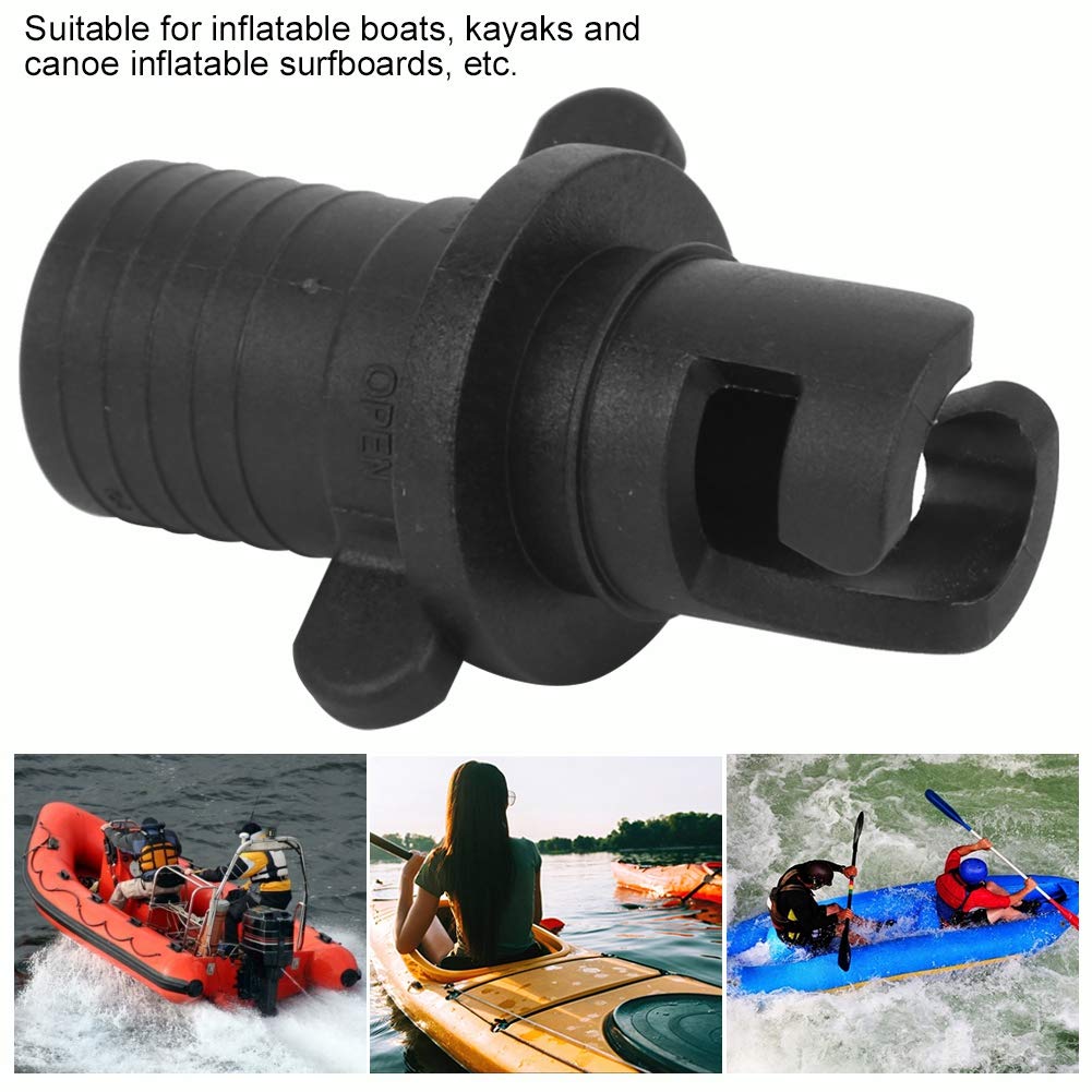 Air Valve Adapter, Leakproof Kayak Air Valve Connector Inflatable Boat Air Valve Adaptor Pump Adapter Inflation Surfboard Accessory