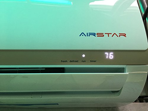 Air Star 36000 BTU Mini Split Inverter Ductless Air Conditioner, Heat Pump, Cooling, Heating, 230V, 15 Feet Installation Kits, (Pick Up Only)