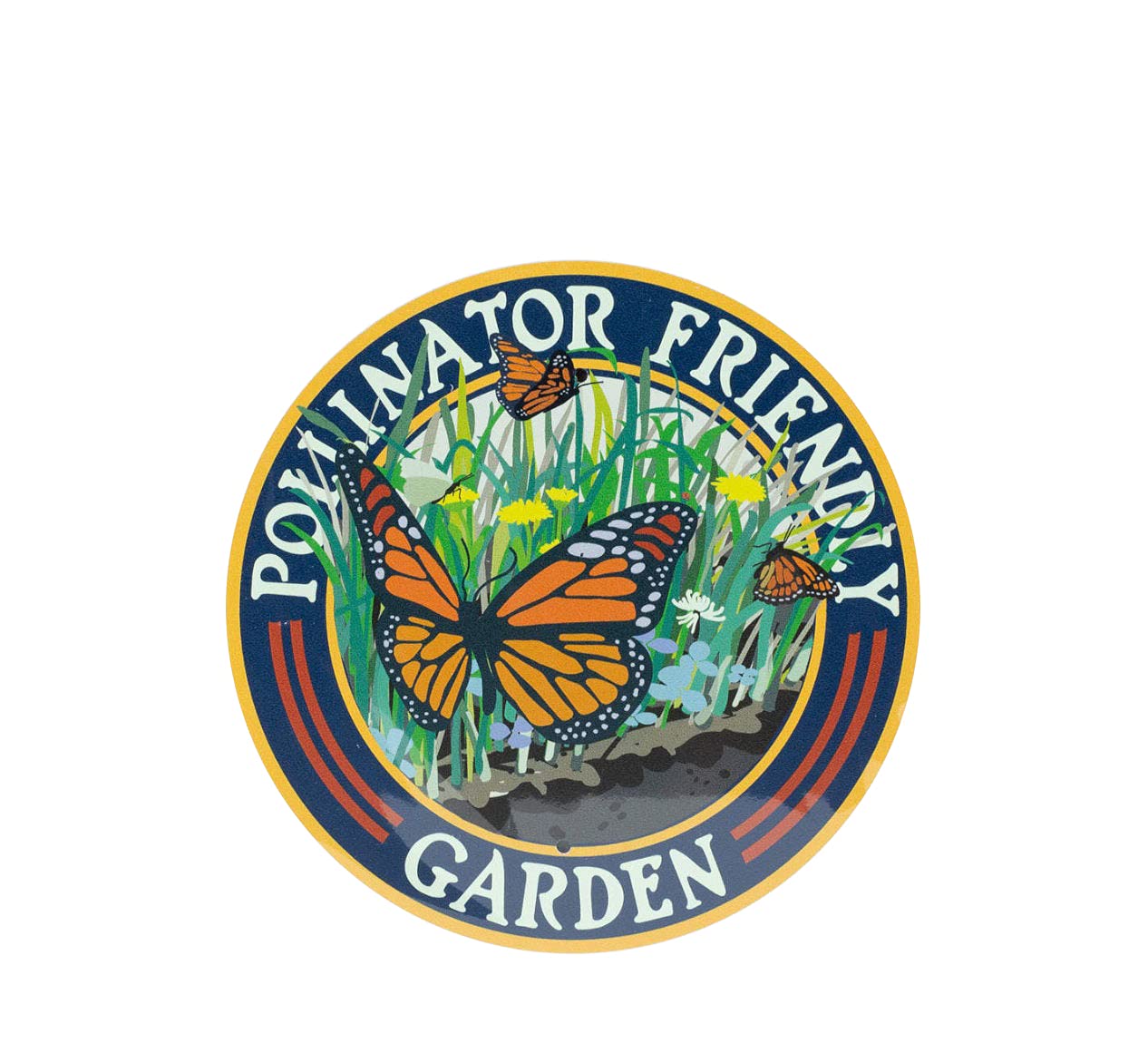 Eeypy Butterfly Pollinator Friendly Garden Sign Wood Signs for Home D¨¦cor 12x12 I NCH