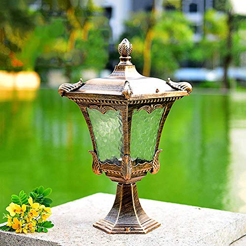 E27 Outdoor Column Lights Industrial Metal Aluminum Post Lights Garden Home Courtyard Street Community Lighting Pillar Lamps