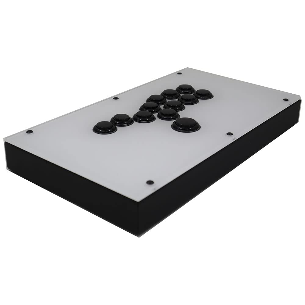 FightBox RAC-J800B-PS-B All Buttons Leverless-Style Arcade Joystick Fight Stick Game Controller For PS4/PS3/PC Sanwa OBSF-24 30