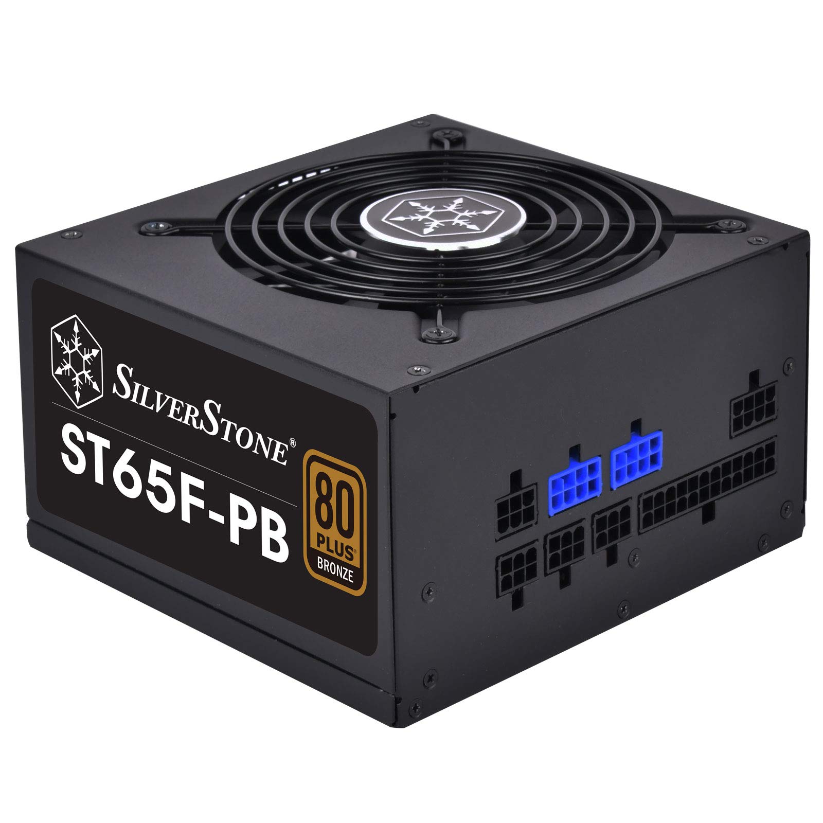 SilverStone Technology 650 Watt ATX Power Supply 80 Plus Bronze with 100% Modular Cable Design ST65F-PB