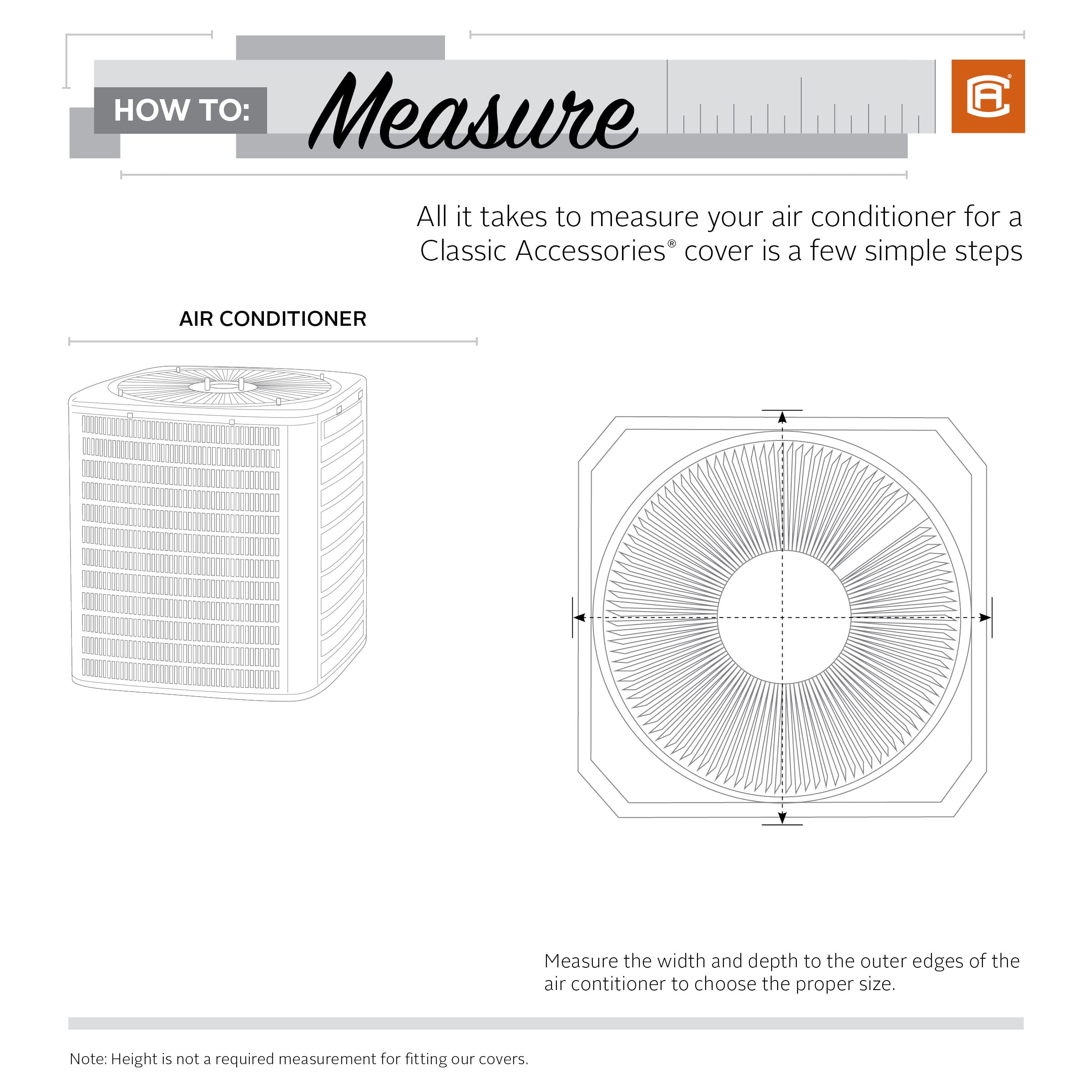 Classic Accessories Mesh Air Conditioner Cover