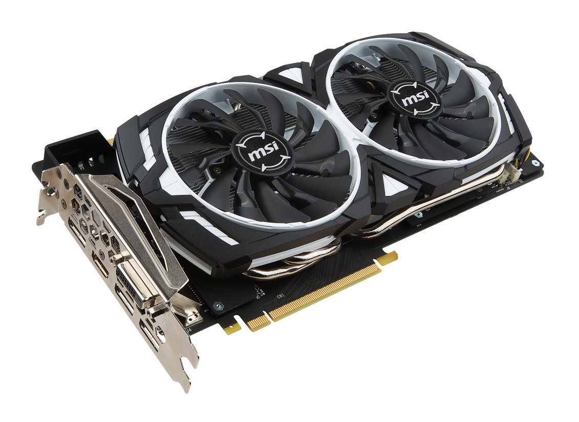MSI Gaming GeForce GTX 1070 8GB GDDR5 SLI DirectX 12 VR Ready Graphics Card (GTX 1070 ARMOR 8G OC)