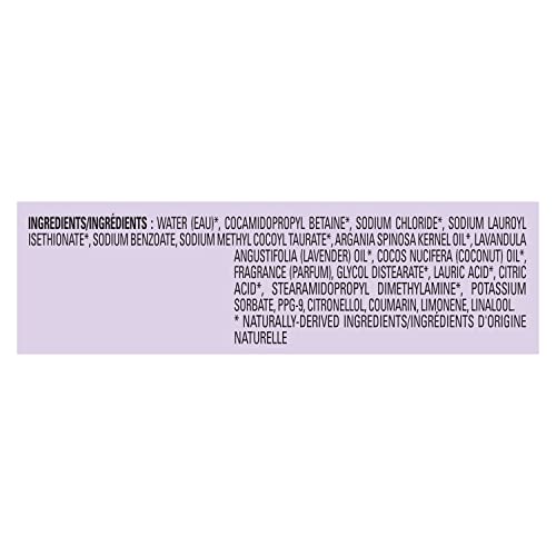Love Beauty and Planet Smooth and Serene Argan Oil Shampoo For Frizz Control Argan Oil & Lavender Sulfate Free 13.5 oz