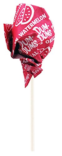 Dum Dums Color Party Lollipops, Hot Pink, Watermelon Flavor, 12.8 Ounce, 75 Count Bag