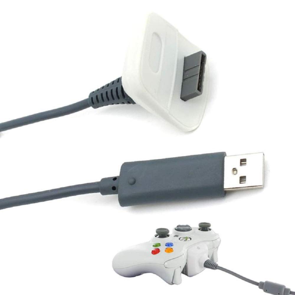 Cotchear 6ft Magnetic Ring USB Charging Cable for Xbox 360 Controllers Machine Accessories Charing Cable