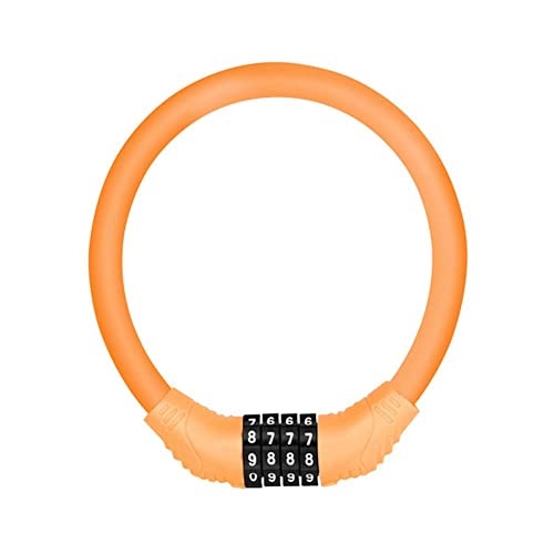 Anti-Theft Bike Lock 4 Digit Code Combination Stainless Steel Cable Bicycle Security Lock Equipment MTB Bike Lock