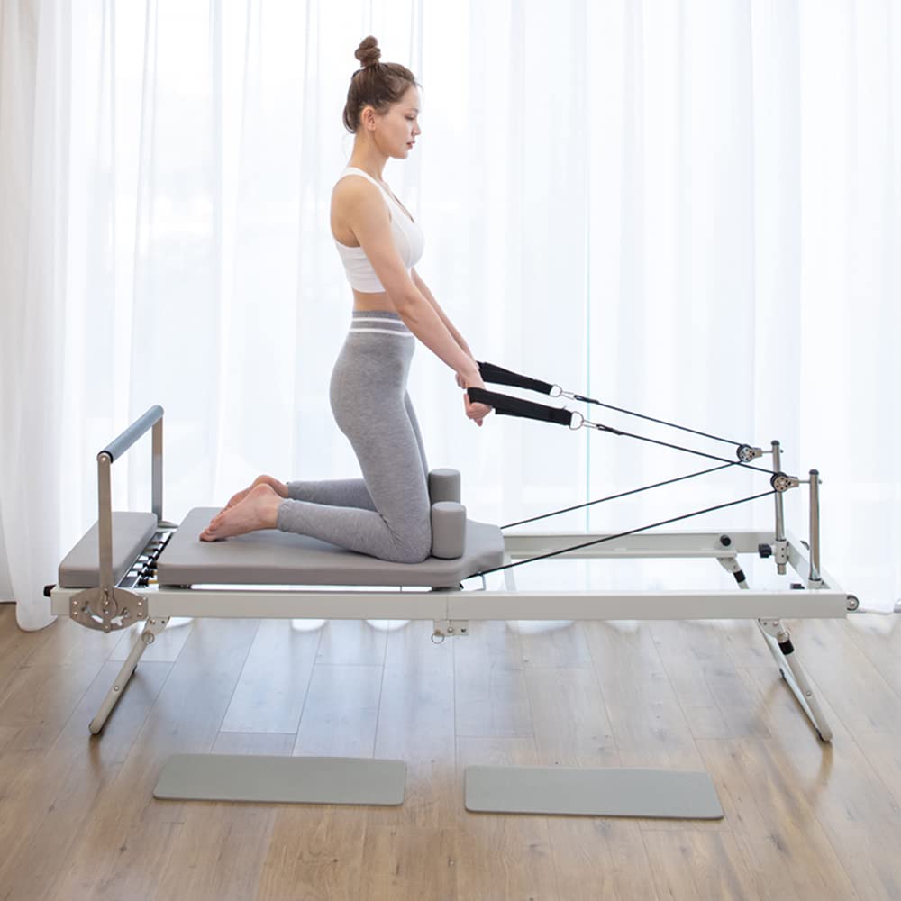 ARKANTOS Foldable Pilates Reformer, Pilates Machine & Equipment for Home use I Suitable for Beginners and Intermediate Users (PT1)