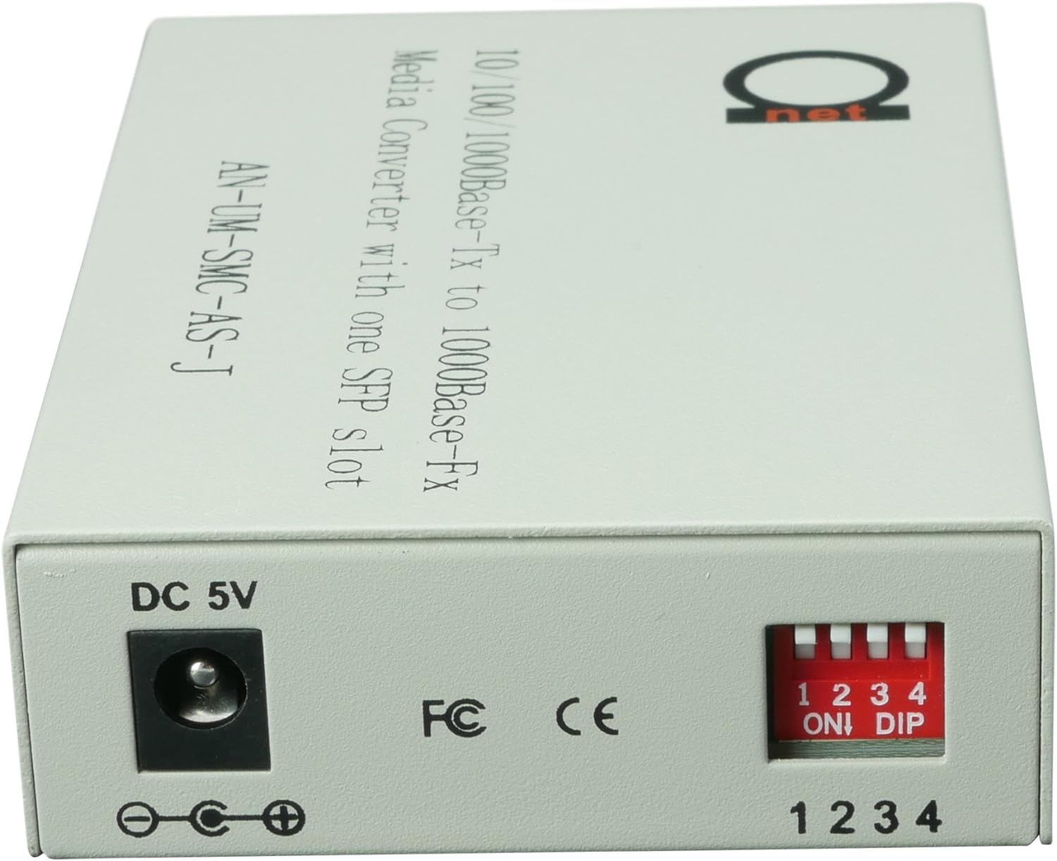 Multimode LC 850 nm Gigabit Fiber Media Converter - Includes SFP 550 m (0.34 Miles) LC – to UTP Cat5e Cat6 10/100/1000 RJ-45 – Auto Sensing Gigabit or Fast Ethernet Speed - Jumbo Frame - LLF Support